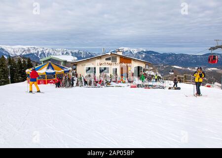 Semmering ski resort, Lower Austria, Viennese alps,Austria Stock Photo ...