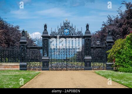 Norwich Gates, Sandringham, by Thomas Jekyll, 1862 Norfolk cast and ...