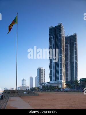 Sri Lankan Flag at Galle Face Green, Colombo, Sri Lanka Stock Photo - Alamy