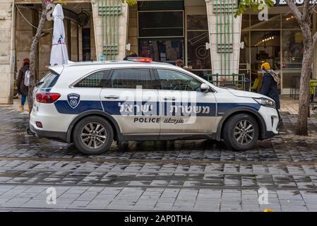 Police car, Ramallah, Palestine Stock Photo - Alamy