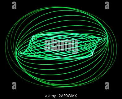 Pendulum Light Trails Stock Photo - Alamy