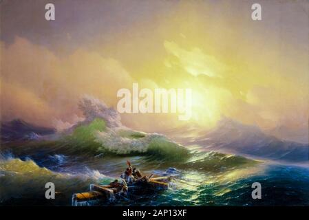 1850. Ivan Aivazovsky - The Ninth Wave Stock Photo - Alamy