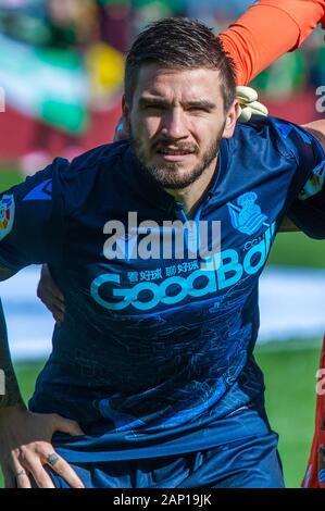 Cristian Portugués Portu of Real Sociedad during the La Liga match ...