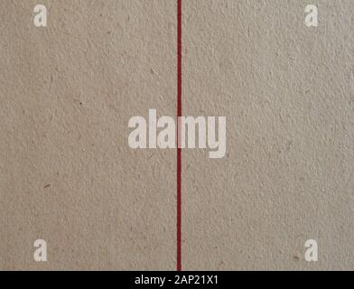 Brown cardboard texture with vertical red line Stock Photo - Alamy