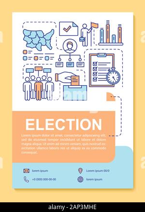Referendum brochure template layout. Electioneering. Holding elections ...