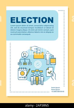 Referendum brochure template layout. Electioneering. Holding elections ...