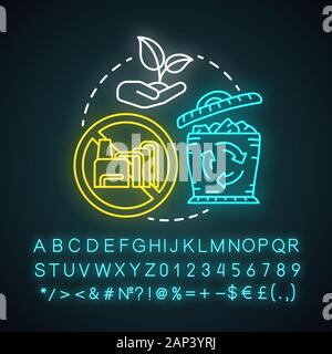 Sustainable concept icon. Reducing unnecessary waste idea thin line ...