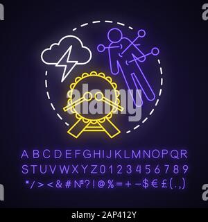 Curse concept icon. Occultism and witchcraft idea thin line ...