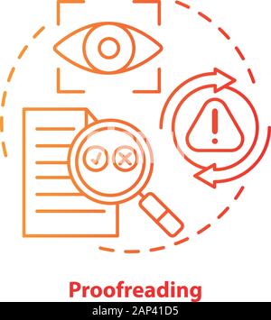 Copyediting abstract concept vector illustration Stock Vector Image ...