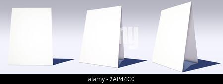 3D rendering white table or counter in white room, with Christmas ...