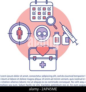 Poison control article page vector template. Toxin antidote research ...
