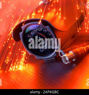 infrared spy camera with optic fiber Stock Photo - Alamy