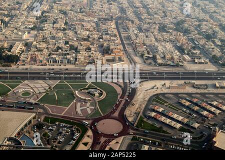 The Sports Roundabout in Doha, Qatar Stock Photo - Alamy