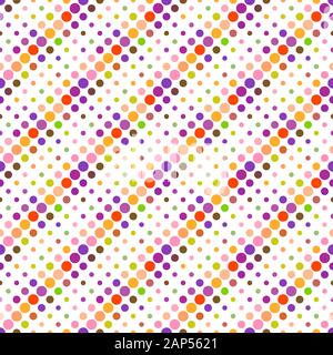 Seamless pattern abstract multicolored circles. Vector illustration ...