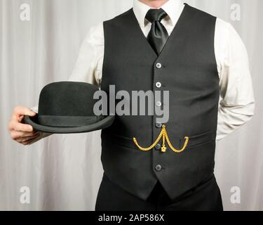 British Classic Butler Stock Photo - Alamy