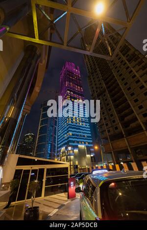 Doha,qatar- 15 January 2020 : People enjoying a boat ride in Doha ...