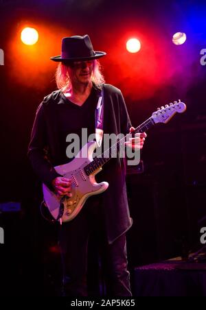 Las Vegas based guitarist', Stoney Curtis and Chris Tofield, on stage ...