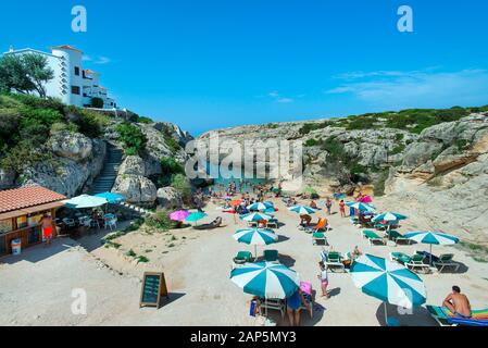 Cala'n Forcat Beach, Menorca, Balearics, Spain Stock Photo - Alamy