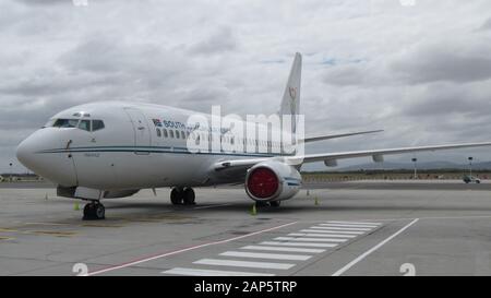 South African Presidential Jet "Inkwazi Stock Photo - Alamy