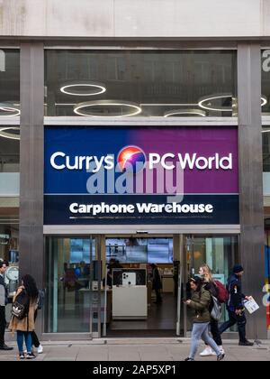 Currys PC World Store, Oxford Street, London, England, UK, GB Stock ...