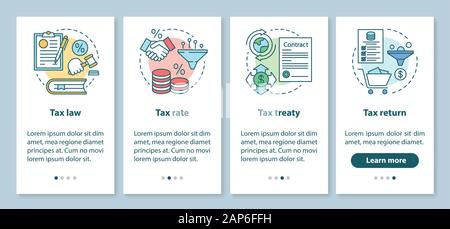 Taxes system vector infographic template. Tax rate. Business ...