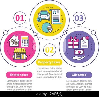 Business tax types infographic chart design template Stock Vector Image ...