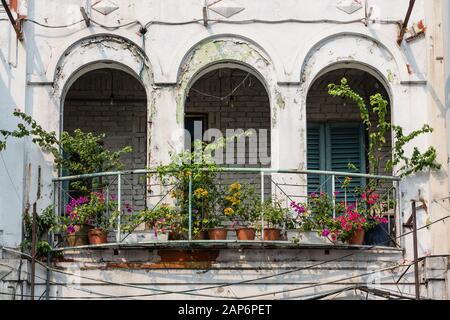 Front Veranda in the Spanish Style In Avalon, Catalina Island ...