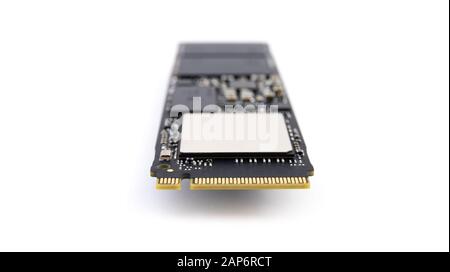 Hard disk SSD m2 on the motherboard background Stock Photo - Alamy
