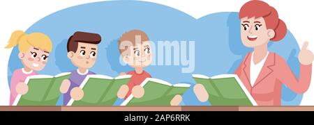 Chorus rehearsal isolated cartoon vector illustration. Music rehearsal ...