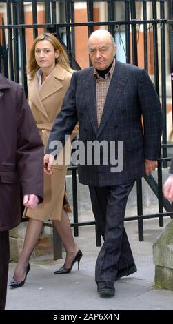 Katherine Witty spokesperson for Mohamed Al-Fayed, leaving the High ...