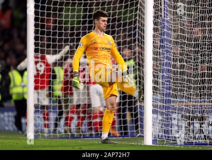 Gabriel #6 of Arsenal celebrates his goal to make it 1-2 in London ...
