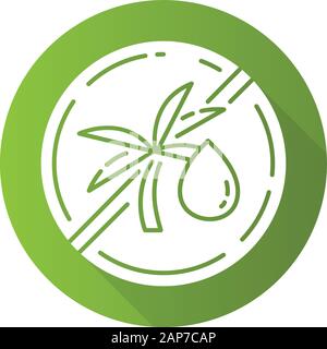 Saturated Fat flat icon. Color simple element from nutrition collection ...