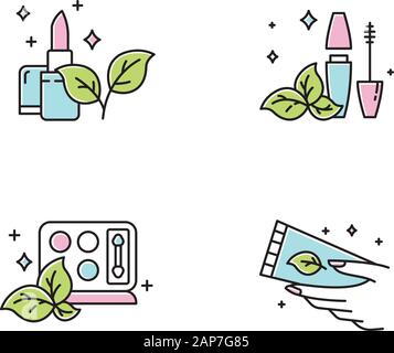 skincare makeup cosmetics organic items Stock Vector Image & Art - Alamy