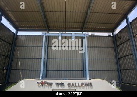 A gallows inside the newly built Dhaka Central Jail at Keraniganj ...