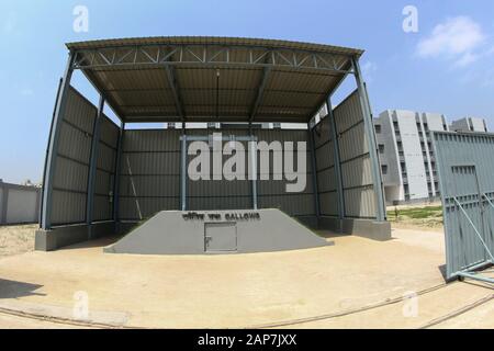 A gallows inside the newly built Dhaka Central Jail at Keraniganj ...