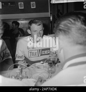 51st Tour de France 1964, Ab Geldermans, Jacques Anquetil and Jo de Roo ...