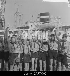 25 Dutch Boy Scouts left for Suriname with Ms. Oranjestad, July 16 ...