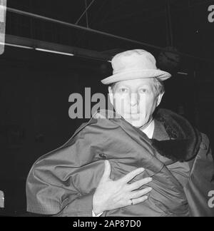 Danny Kaye in the Netherlands Description: Danny Kaye puts his hat ...