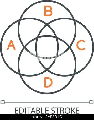 ISO circle letter logo design with circle and ellipse shape. ISO ...