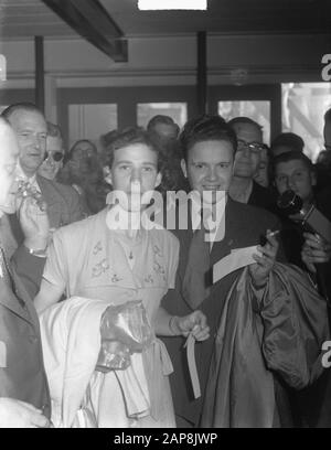 100,000th visitor Ahoy, 11 August 1950, visitors, The Netherlands, 20th century press agency ...