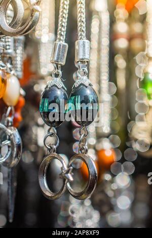 Colorful beads of various color and crescent Stock Photo - Alamy
