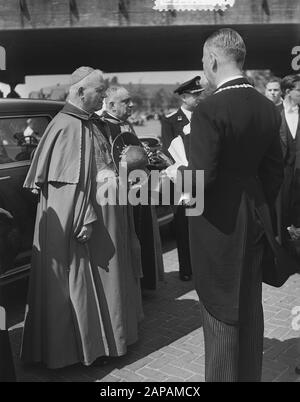 100 years Kromstaf. Arrival Cardinal Legate, Belgian Cardinal Jozef Van ...