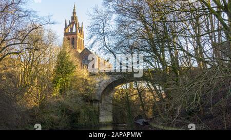 River Kelvin Kelvinbridge Glasgow Stock Photo - Alamy