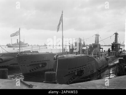Visit British warships to Rotterdam. Submarines, including the HMS ...