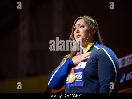 DeAnna Price (USA). Hammer throw women Gold Medal. IAAF World Athletics ...