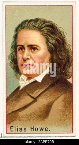 Elias Howe (1819-1867), inventor of the sewing machine Stock Photo - Alamy