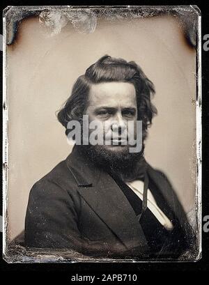 Elias Howe (1819-1867), inventor of the sewing machine Stock Photo - Alamy