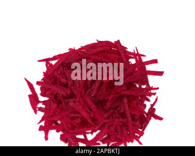 Whole, cut and grated red beets on white background Stock Photo - Alamy