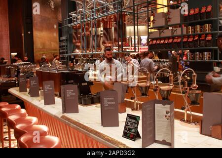 Interior of Starbuck's Reserve Roastery, Milan, Italy Stock Photo - Alamy