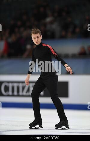 Matteo Rizzo from Italy during 2019 European figure skating ...